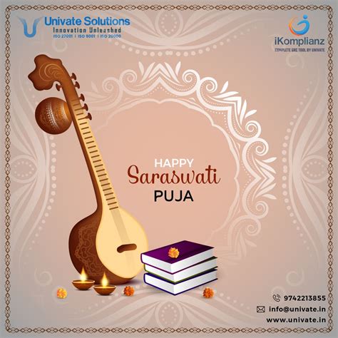 Univate Solutions On Linkedin Saraswatipuja Univatesolutions Blessingsofwisdom