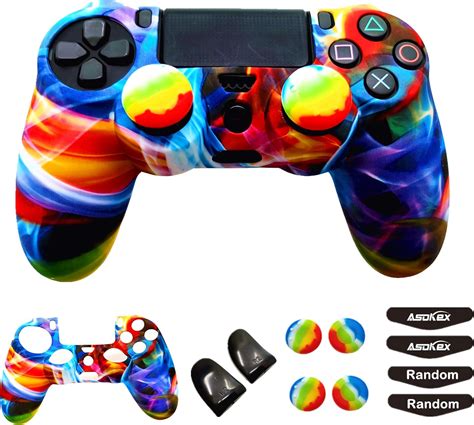 Silicone Skin Cover For Ps4 Controller 1pc Anti Slip Case 1 Pair L2 R2 Trigger