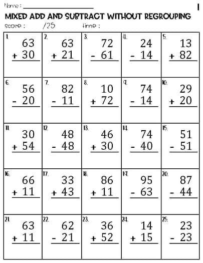 Best 13 3 Digit Addition No Regrouping Adding 3 Digit Numbers 50 Pages With Answers Artofit