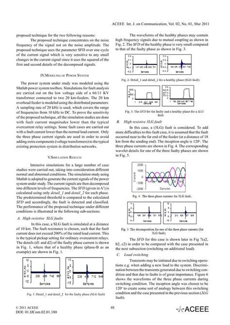 A Sensitive Wavelet Based Algorithm For Fault Detection In Power