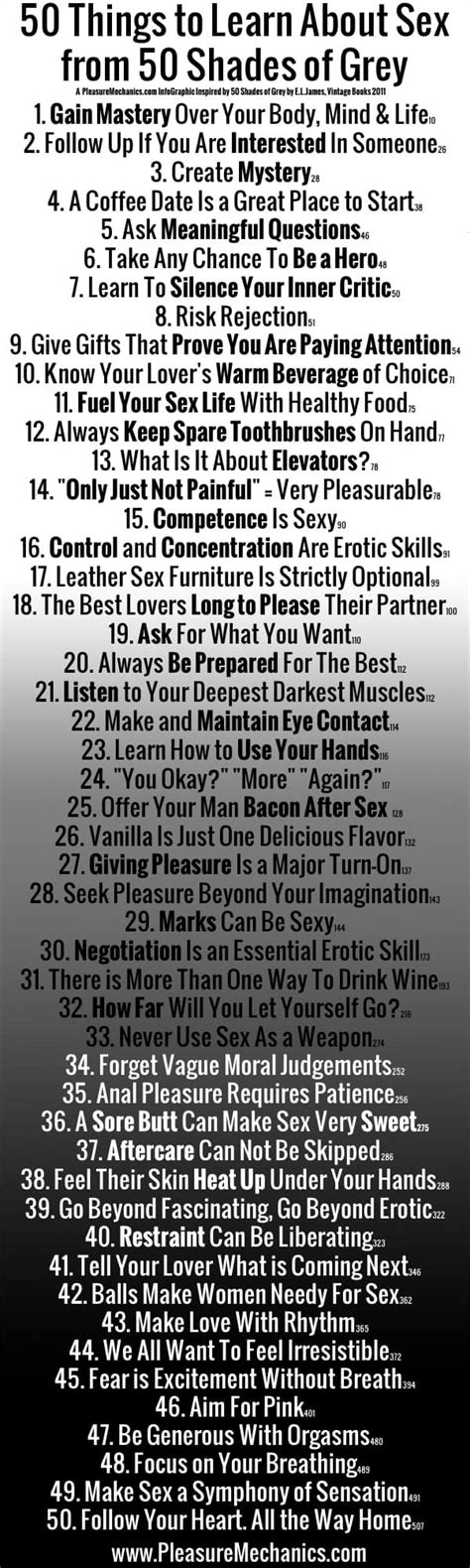 50 Things To Learn About Sex From 50 Shades Of Grey Pleasure Mechanics
