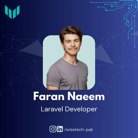 Laraveldeveloper Wisetechpakistan Backenddevelopment Techtalent Wise Tech Pakistan