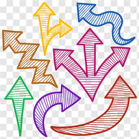 Arrow Outline Fullcolor Vector Arrow Outline Full Color Png And