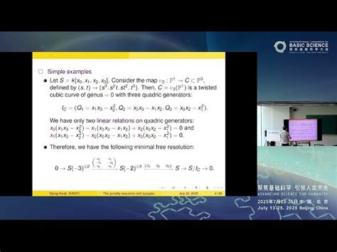 Free Video The Gonality Sequence Of A Smooth Projective Curve And