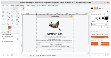 Gimp Image Editor 21024 Available To Install In Ubuntu 2004 And Higher