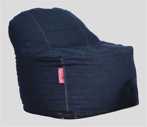 Buy Declan Luxury Lounge Filled Bean Bag Xxxl Blue At 50 Off Online Wooden Street