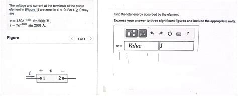 Answered The Voltage And Current At The Terminals Of The Circuit