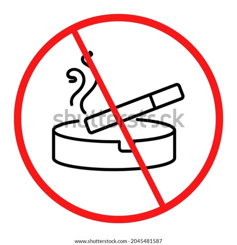 Do Not Smoke Icon Warning Smoke Stock Illustration 2045481587 Shutterstock