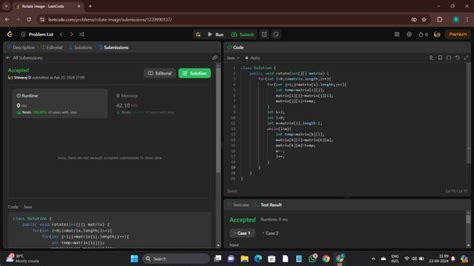 shiva raj on linkedin 100daysofcode codingchallenge matrix rotateimage