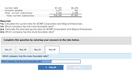 solved problem 8 9a algo calculate and analyze ratios