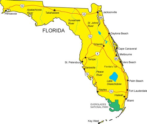 FL Map - Florida State Map
