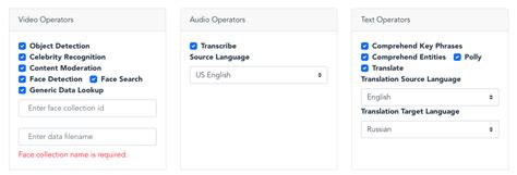 show workflow configuration options in the gui · issue 8 · aws