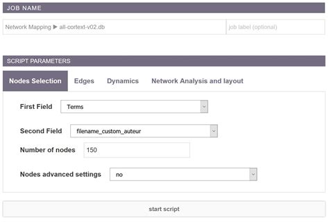 Node Selection Cortext Manager Documentation