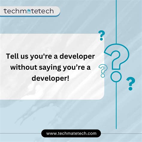 Techmatetech Llc On Linkedin Technology Developer Guess Hint