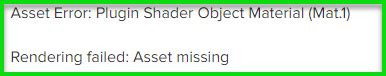 Rendering Failed Asset Missing Super Renders Farm