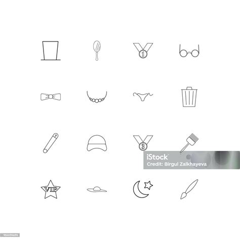 뷰티 드레스 옷 선형 얇은 아이콘 설정합니다 간단한 벡터 아이콘 설명 0명에 대한 스톡 벡터 아트 및 기타 이미지 0명 1위 3위 Istock