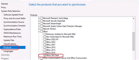 Do Not Setup Sup With Default Wsus Product Selection Configmgr Sccm Device Management Blog
