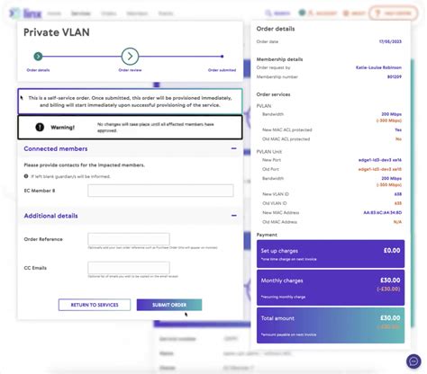 Additional Functionality For Linx Member Portal Private Vlan