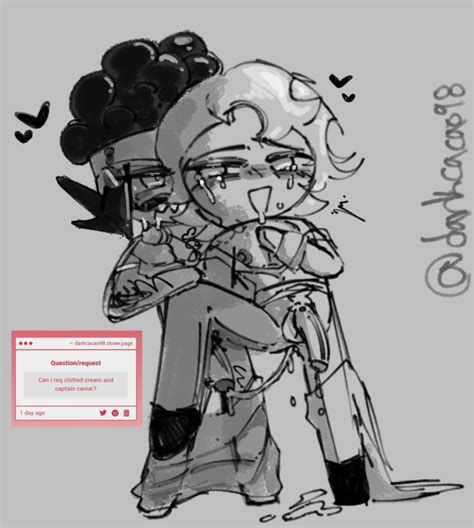 Rule 34 Captain Caviar Cookie Clotted Cream Cookie Cookie Run Cookie Run Kingdom Cum