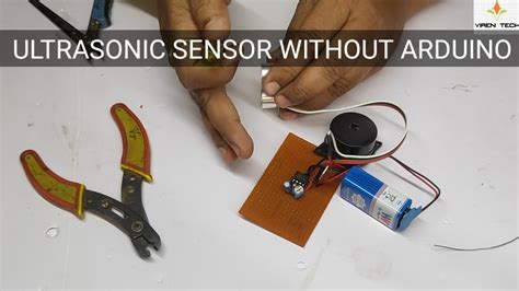 Ultrasonic Sensor Without Arduino Using Ic555 Ultrasonic Without