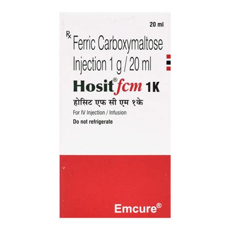 Hosit Fcm Injection 20ml Price Uses Side Effects Netmeds