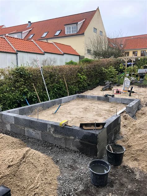 Støbning Af Fundament Skf Anlæg Din Entreprenør På Fyn