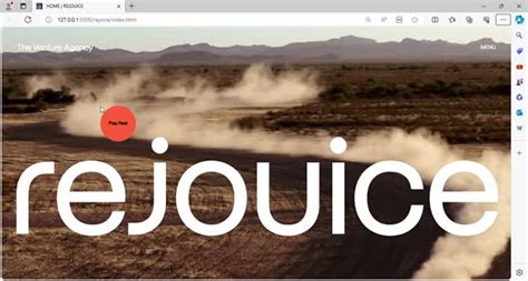 Rejouice A Fully Animated Clone Using Html Css And Javascript Akshay Pundir Posted On The