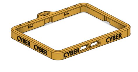 hip badge cybermod by tinyledmatrix download free stl model