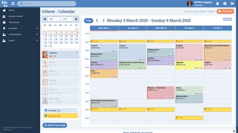 Timetable Module Eduka Software