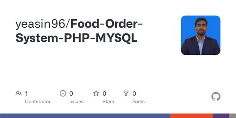 github yeasin96 food order system php mysql