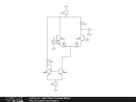 Lab Part Current Mirror CircuitLab
