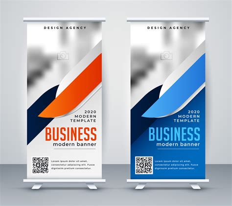 Modern Business Roll Up Banner Design Template Download Free Vector Art Stock Graphics And Images
