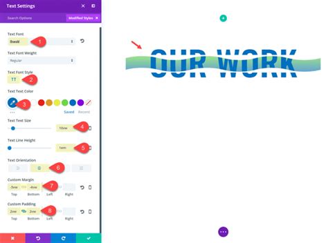 How To Create Stunning Text Designs Using Section Dividers In Divi