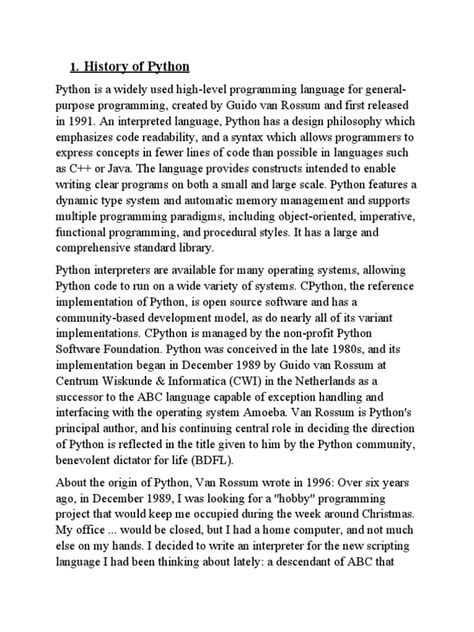 Python Unit I Pdf Python Programming Language Scripting Language