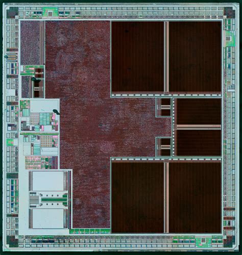 Gd32f103cbt6 Cortex M3 With Serial Flash Weekend Die Shot Zeptobars