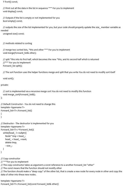 solved implement a templated version of a singly linked