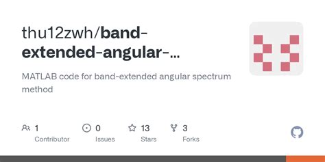 Band Extended Angular Spectrum Methodband Extended Angular Spectrum Methodbandextendedasm