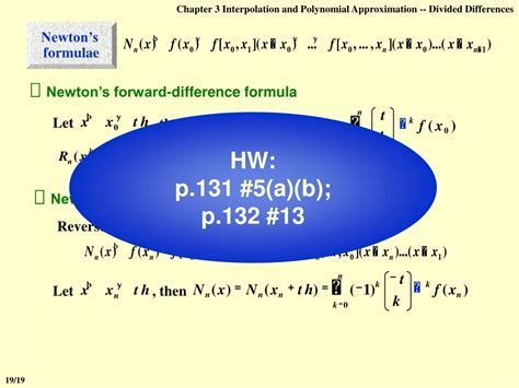 ppt chapter 3 interpolation and polynomial approximation powerpoint