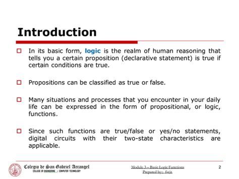 module 3 basic logic functions prof 1 pdf