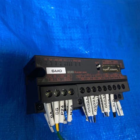 三菱電機 MELSEC Q CC Link アナログデジタル 変換ユニット AJ65SBT 64AD シーケンサ スイッチング電源 売買され