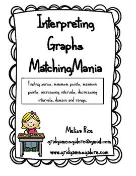 Interpreting Graphs MatchingMania By Grid Games Galore TPT