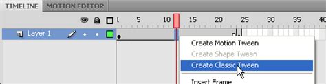 How To Make A Classic Tween Animation In Flash Cs4 Flash Explained