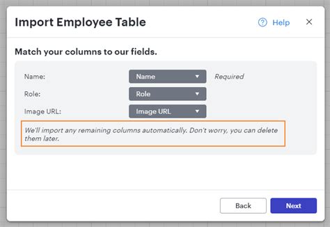 Why When Importing Data From A Google Sheet To Create An Org Chart Does It Not Include The