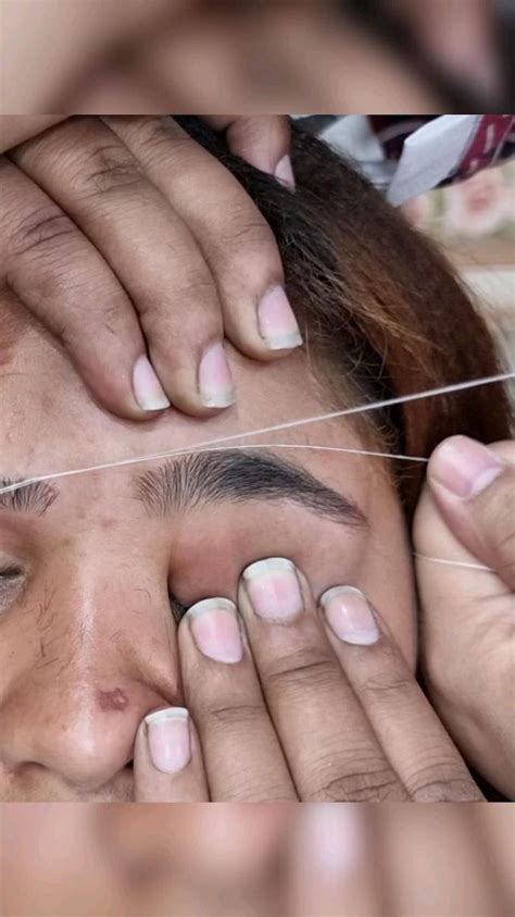 eyebrows threading tutorial eyebrowsthreading eyebrows tutorial thread
