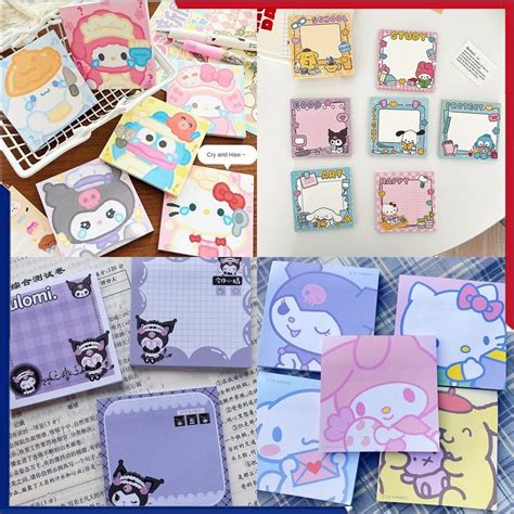 สติกเกอร์ติดกระดาษโน๊ตการ์ตูนนักเรียน Sanrio Hello Kitty 🎇 Shopee Thailand