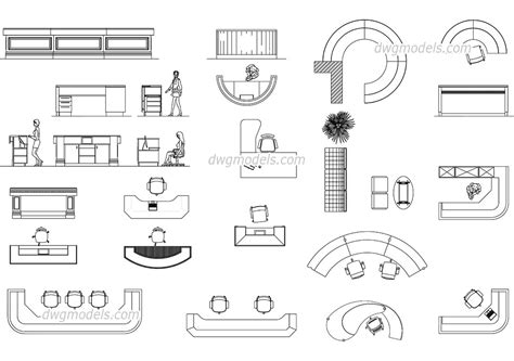 Reception Desk Cad Drawing X Reception Desk Dimensions Reception Desks