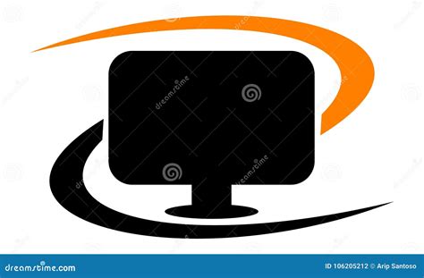 Computer Solution Logo Design Template Stock Vector Illustration Of Download Archive 106205212