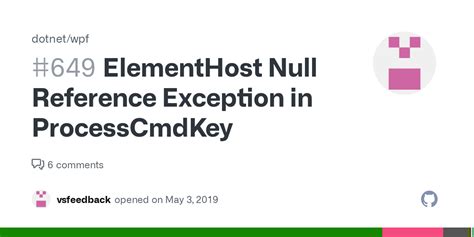 Elementhost Null Reference Exception In Processcmdkey · Issue 649