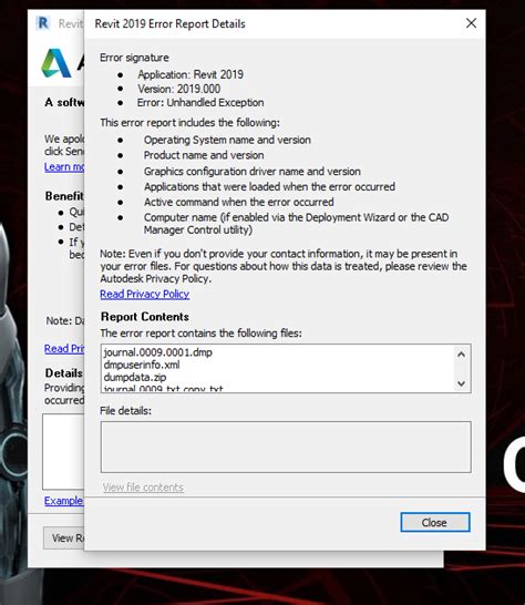 Revit 2019 Error Opening Autodesk Community