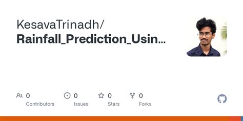 Github Kesavatrinadhrainfallpredictionusingmachinelearningapproach